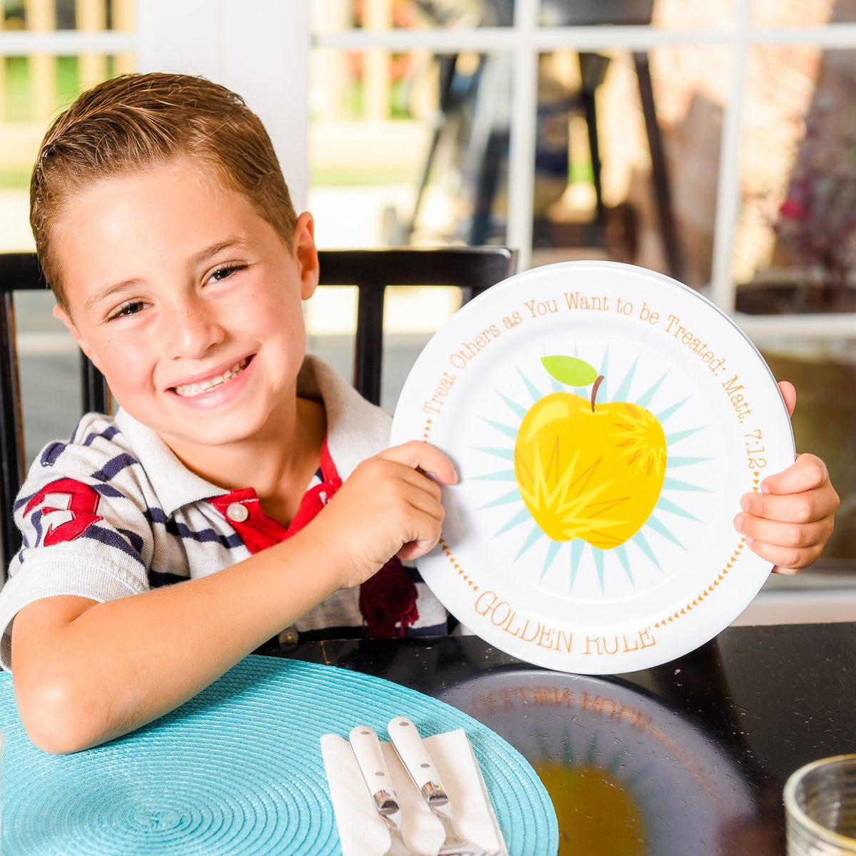 Golden Rule Plate – Fruit-Full Kids